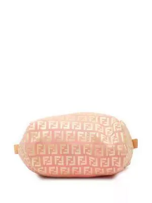 Fendi Mini Zucchino Canvas Handbag - Pink