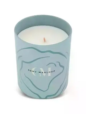 GEMY MAALOUF Bambo & Woods Scented Candle - Blue