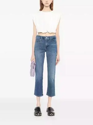 FRAME High Straight Jeans