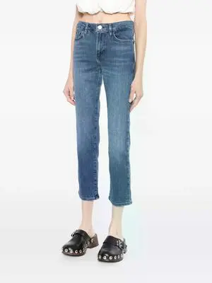 FRAME High Straight Jeans