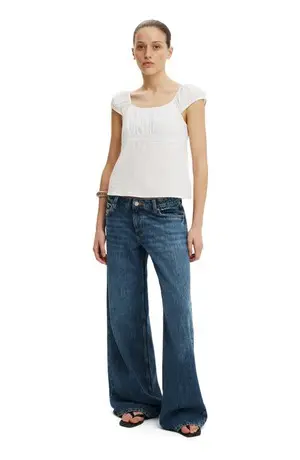 COTTON ON Tie-back Babydoll Top