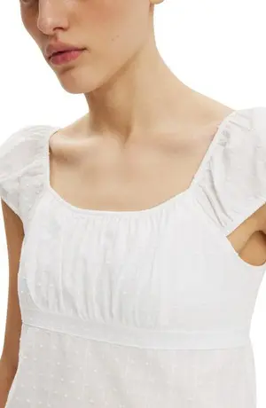 COTTON ON Tie-back Babydoll Top
