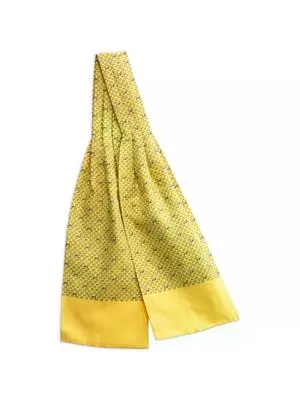 Hermès 2000s Turtle-print Silk Scarf - Yellow