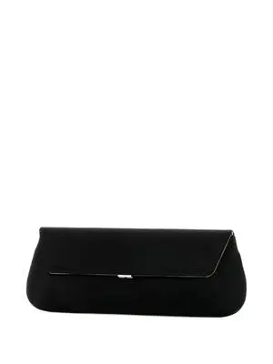 Amina Muaddi Ami Clutch Bag - Black