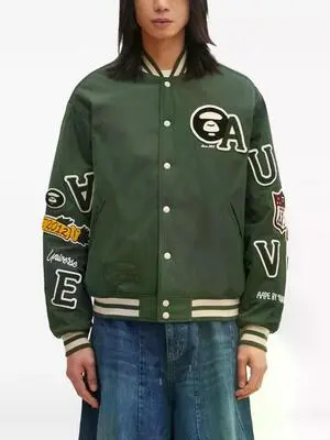 AAPE BY *A BATHING APE® Patch-embroidered Bomber Jacket