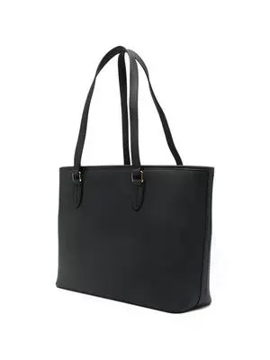 Moschino Logo-plaque Top Handle Bag - Black