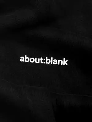 ABOUT:BLANK Logo-print Hoodie - Black
