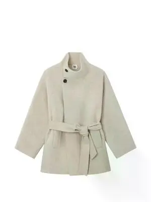 B+AB Double-breasted Belted Coat