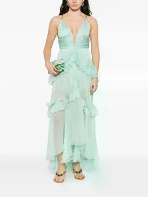 MARIA LUCIA HOHAN Ruffled Maxi Dress