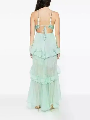 MARIA LUCIA HOHAN Ruffled Maxi Dress