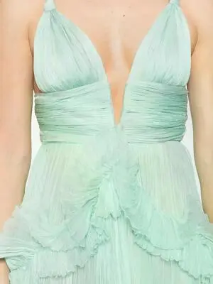MARIA LUCIA HOHAN Ruffled Maxi Dress