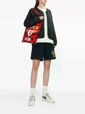 A BATHING APE Heart Quilted Jacket - Blue
