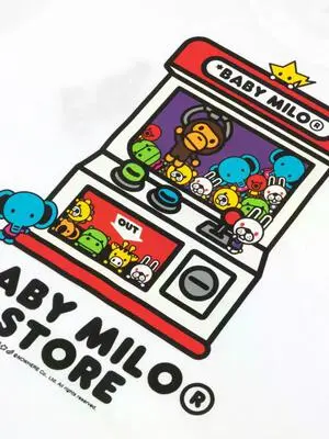 A BATHING APE Claw Machine Graphic T-shirt - White