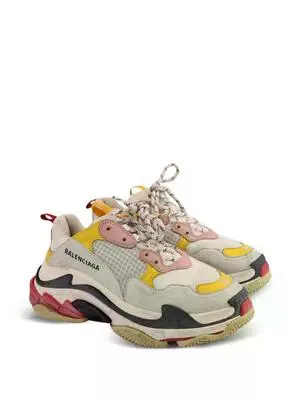 Balenciaga Triple S Leather Sneakers