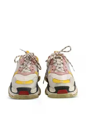 Balenciaga Triple S Leather Sneakers