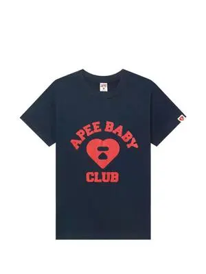 A BATHING APE Apee™ * Heart Print T-shirt - Blue