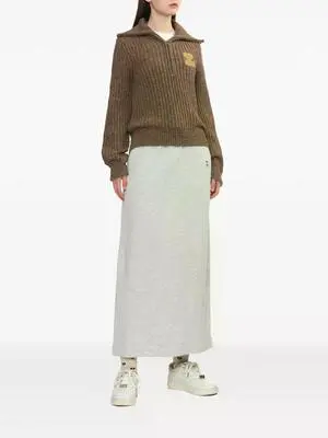 A BATHING APE Drawstring Maxi Skirt