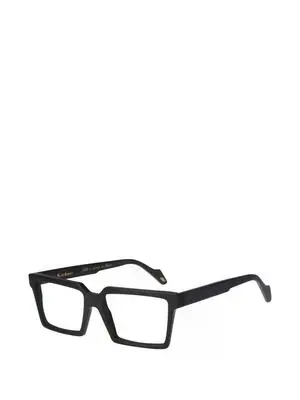 Kàdor Pierre Square-frame Glasses - Black