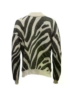 Nanushka Sosa Zebra-patterned Knit Jumper