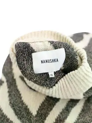 Nanushka Sosa Zebra-patterned Knit Jumper