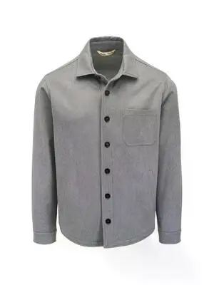 MAURIZIO BALDASSARI Chest-pocket Shirt Jacket - Grey
