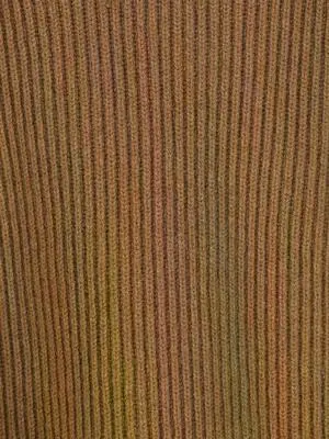 FERRAGAMO Ribbed V-neck Knitwear