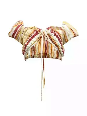 Cult Gaia Tie Detailed Blouses