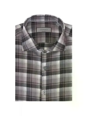 Canali Plaid-pattern Shirt