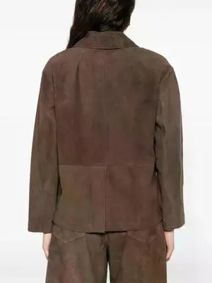 Max Mara Button Patch-pocket Jacket - Brown
