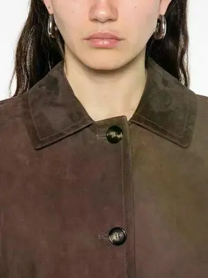 Max Mara Button Patch-pocket Jacket - Brown