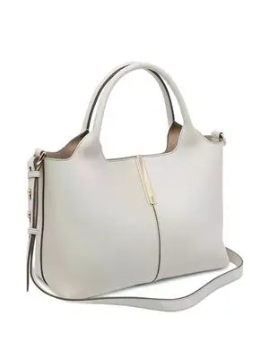 TOD'S Adaptable Strap Leather Shopping Bag