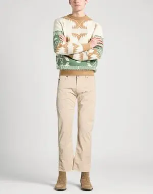 Emporio Armani Cotton Blend Twill Pants