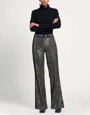 CAMBIO Houndstooth Tweed Flared Pants