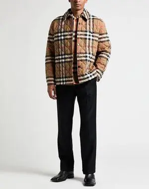 Burberry Quilted Cotton Puffer Jacket - Beige