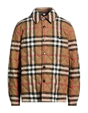 Burberry Quilted Cotton Puffer Jacket - Beige