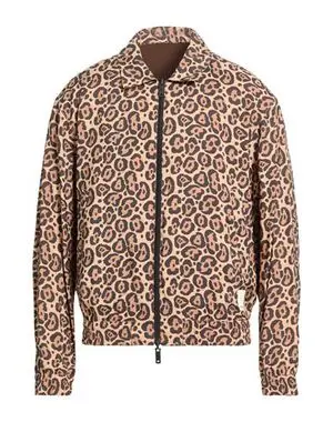 Emporio Armani Harrington Jacket In Leopard Print