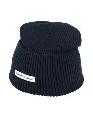 Emporio Armani Wool Beanie - Blue