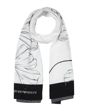 Emporio Armani Scarf Viscose - White
