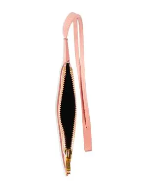 JIL SANDER Leather Pouch With Wristlet Strap - Orange