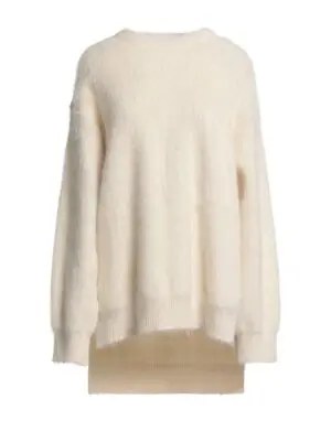 JIL SANDER Sweater In Alpaca Wool, Wool, And Polyamide - Ivory