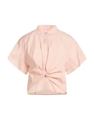 Rag & Bone Mandarin Collared Top - Pink