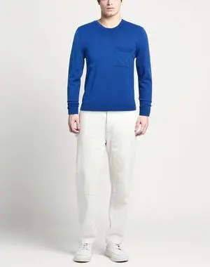 MQJ Knitted Cotton Crewneck Sweater
