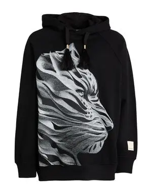 Emporio Armani Cotton Fleece Appliquéd Sweatshirt