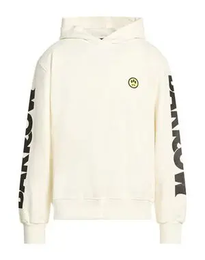BARROW Hooded Cotton Sweatshirt - White