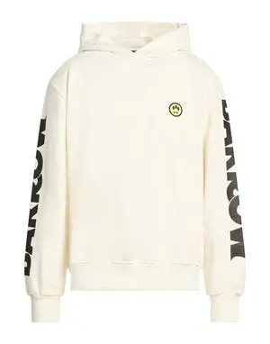 BARROW Hooded Cotton Sweatshirt - White