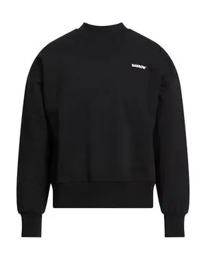 BARROW Cotton Terry Crewneck Sweatshirt - Black