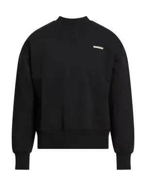 BARROW Cotton Terry Crewneck Sweatshirt - Black