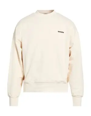 BARROW Cotton Terry Crewneck Sweatshirt - White