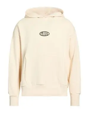 BARROW Cotton Logo Hooded Sweatshirt - White