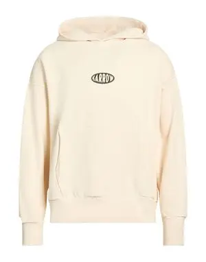 BARROW Cotton Logo Hooded Sweatshirt - White